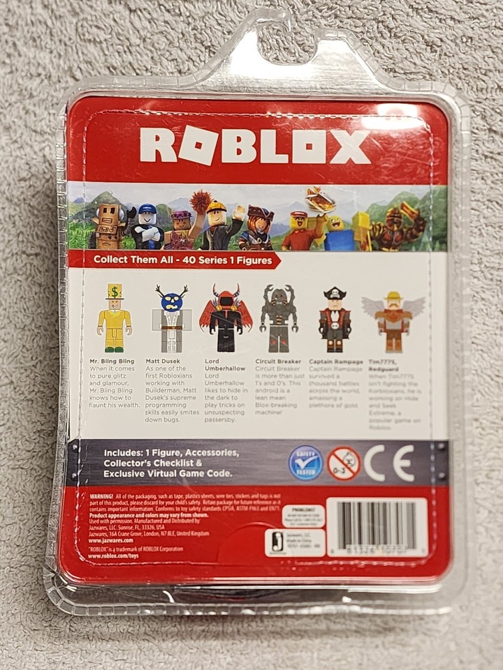 Roblox Matt Dusek Action Figure New Sealed NIP Unscratched Code ...