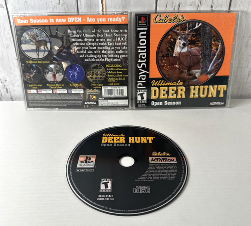 Cabela's Ultimate Deer Hunt Playstation One PS1 PSX Game Complete Free ...