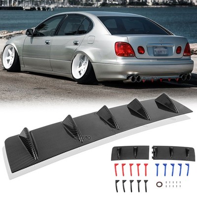 For Lexus GS F GS300 GS430 Rear Bumper Diffuser 5 Fins Spoiler Splitter ...