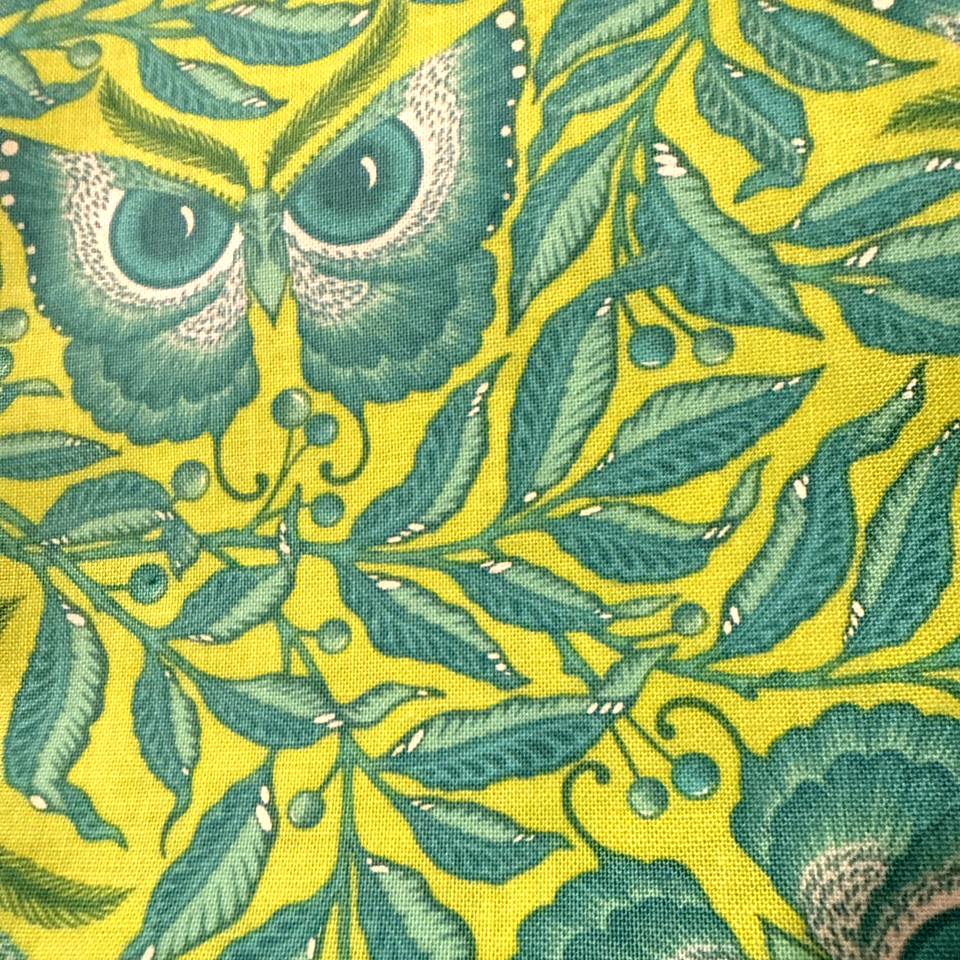 FQ Enlightenment Tula Pink PINKERVILLE Green Butterfly Cotton Quilt ...