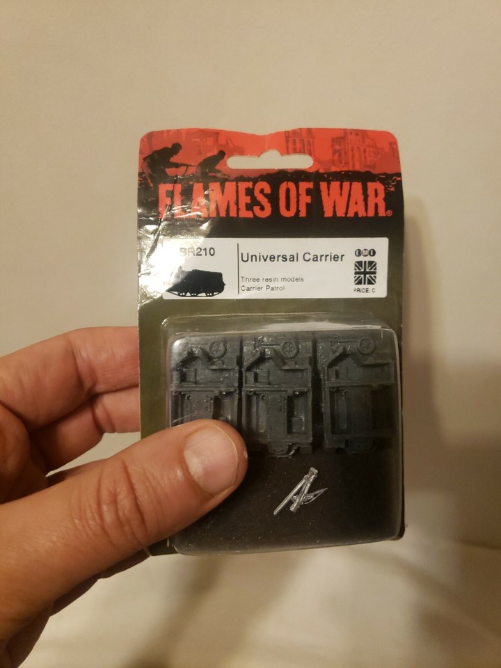 FLAMES OF WAR 7 LOT NEW FACTORY SEALED M5 3 IN GUN CARRIER 6 PD4 GUN ...