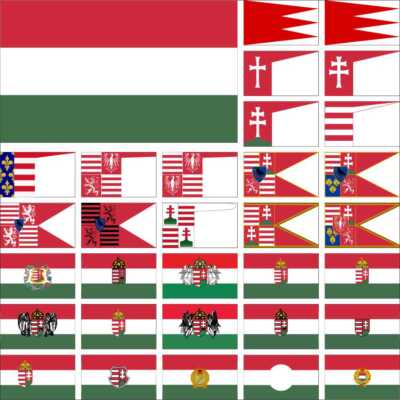 Hungary Flag Principality Kingdom Black Army Matthias I Vladislaus ...