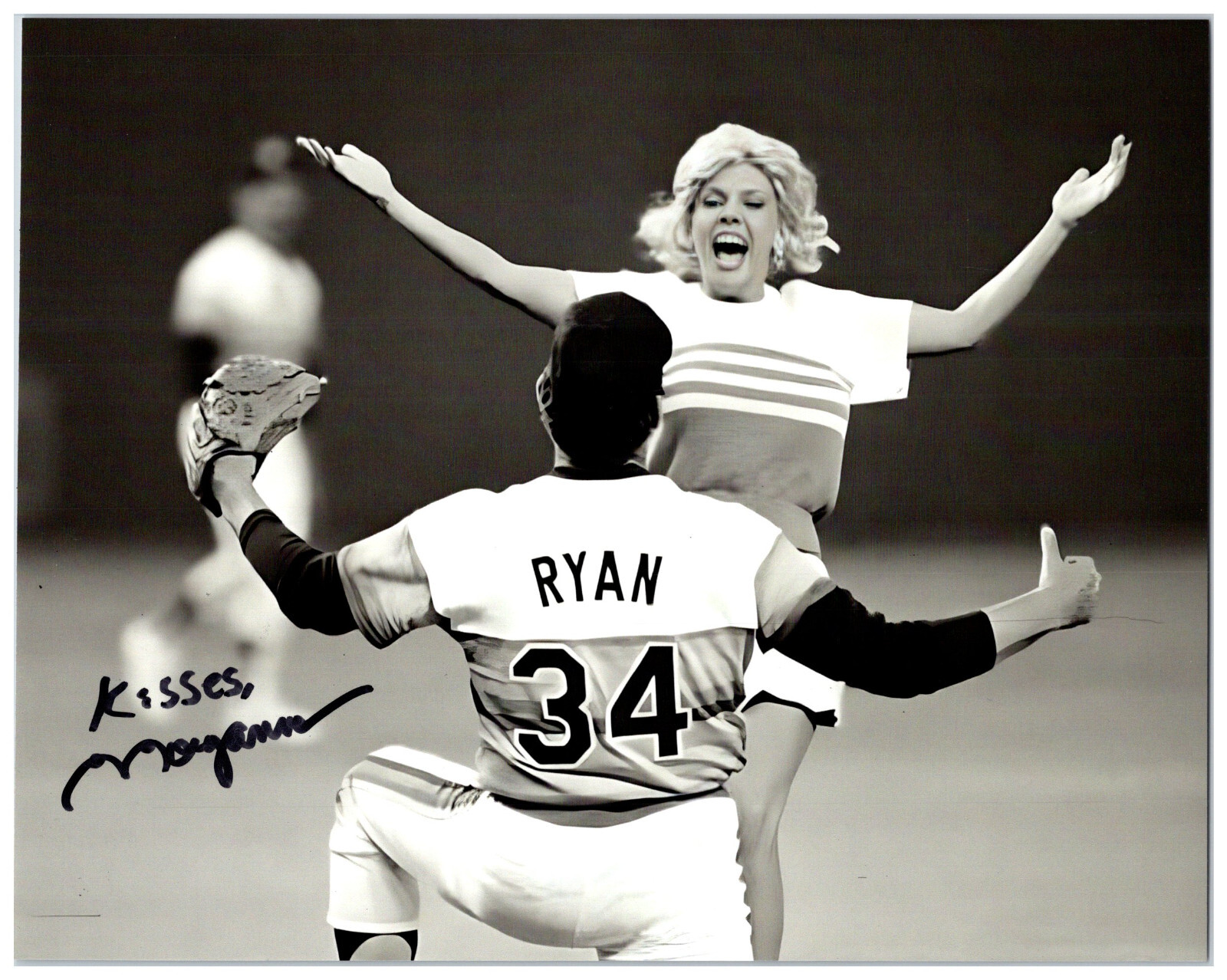 Morganna Roberts The Kissing Bandit Hand Signed 8x10 Photo | eBay