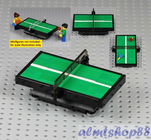 LEGO - Table Tennis Green w/ 2 Paddles - Ping Pong Town Sports ...