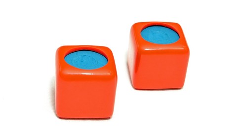 ( 2 ) Billiard Pool Snooker Table Cue Chalk Holder Orange Master's ...