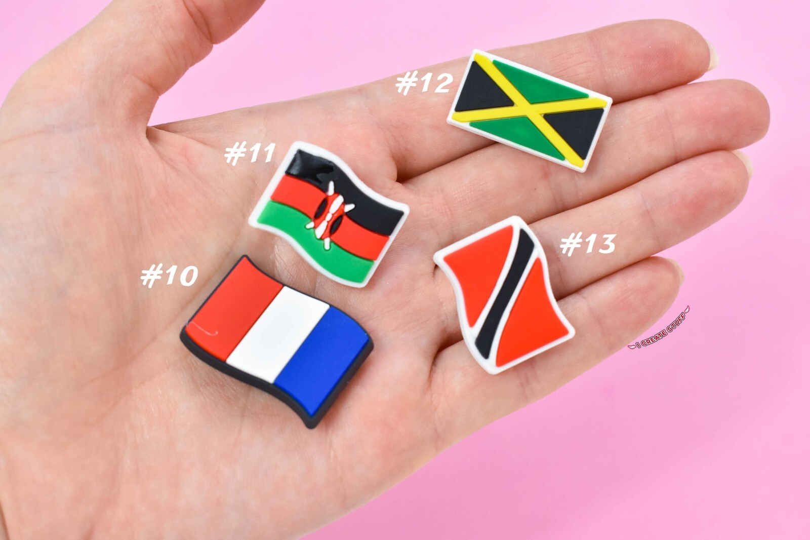 Shoe Charms for Crocs- Country Flags, Jamaican Flag ,African ...