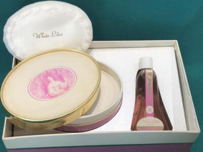 Vintage DOROTHY GRAY White Lilac Gift Set ~ Cologne & Dusting Powder ...