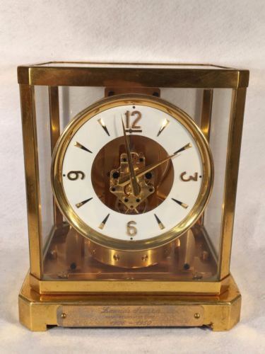 1950 Vintage Jaeger LeCoultre ATMOS 519 Swiss Mantle Clock Nash Motor ...