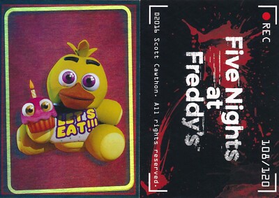 Five Nights at Freddy's Foil Trading Card Chica Lets Eat #108 A1598 | eBay