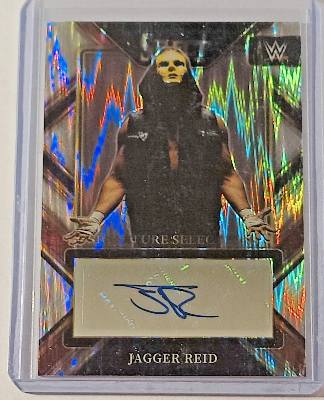 2023 Panini WWE Select Retail Flash Prizm Autograph Jagger Reid James ...