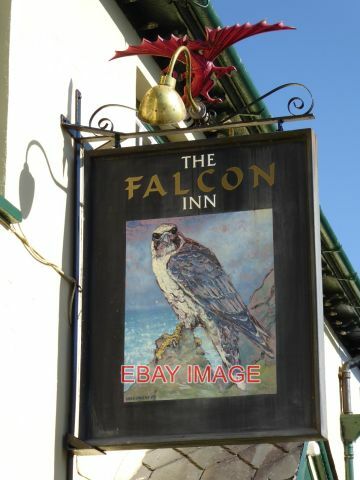 PHOTO THE FALCON INN SIGN INN SIGN OF THE FALCON INN LLANILAR 2021 | eBay