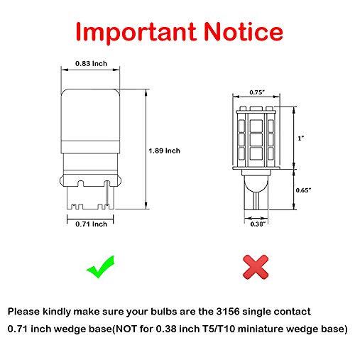S8 3156 Wedge Base Led Light Bulbs 12vac/dc Low Voltage Water Resistant ...