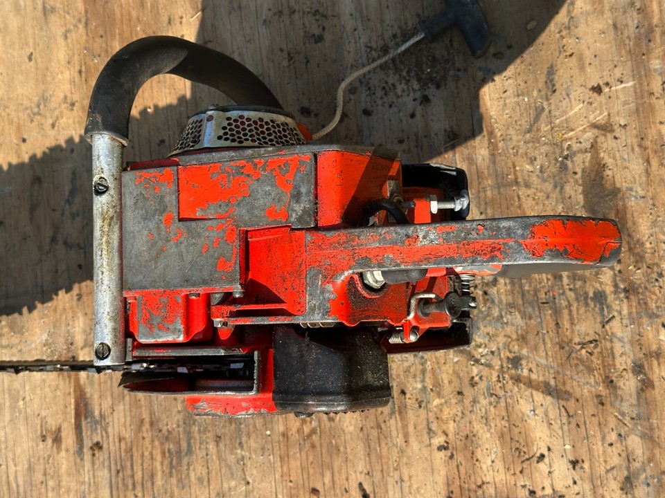 2x Vintage Homelite Super EZ Red Chainsaws 16" bars **AS-IS** | eBay