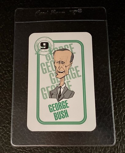 George Bush Sr. Card 1994 Power Lunch Game Trading Playing US President ...