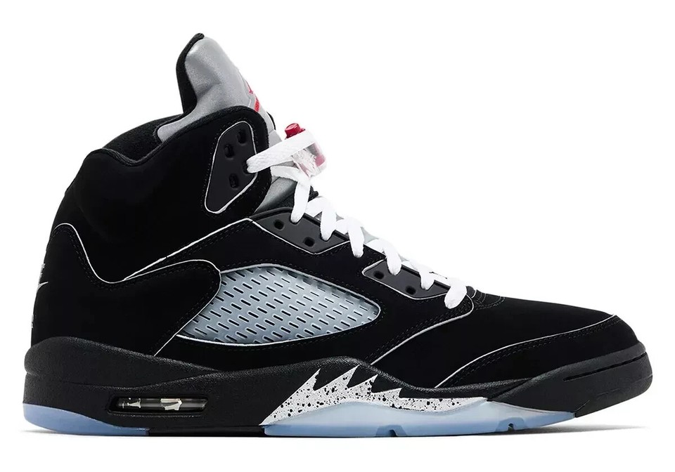 Air Jordan 5 Retro OG Black Metallic Reimagined GS HF3976-001 Size 3.5Y ...