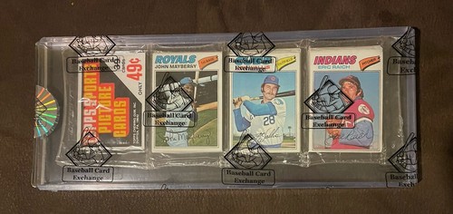 1977 TOPPS Baseball Unopened RACK PACK BBCE SEALED Wrapped ...