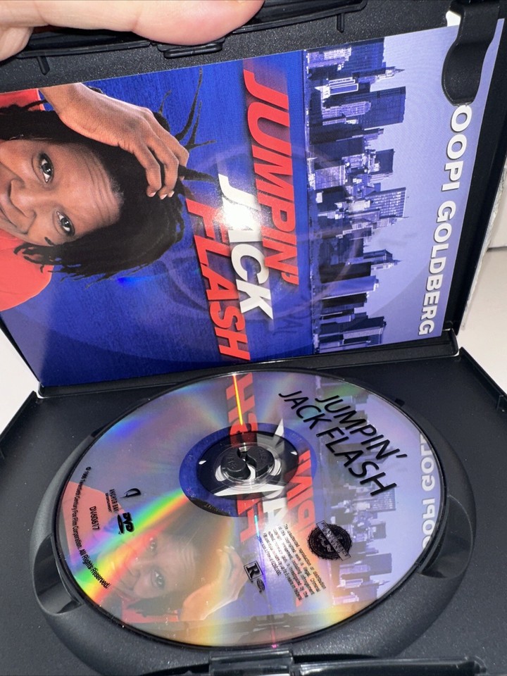 Jumpin Jack Flash (DVD, 2004,W/Insert) Excellent Condition 1986 Whoopi ...