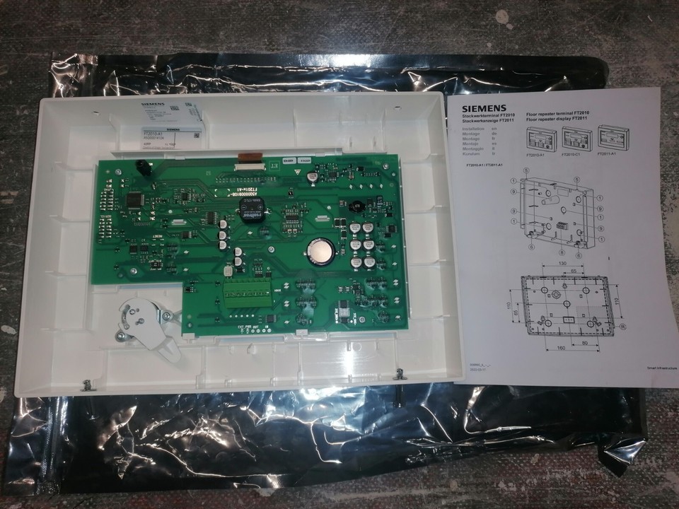 Siemens Dig.Industr. Stockwerkterminal FT2010-A1 Anzeigegeräte ...