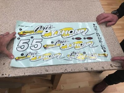 DYNAM PITTS DECAL (RED) | eBay