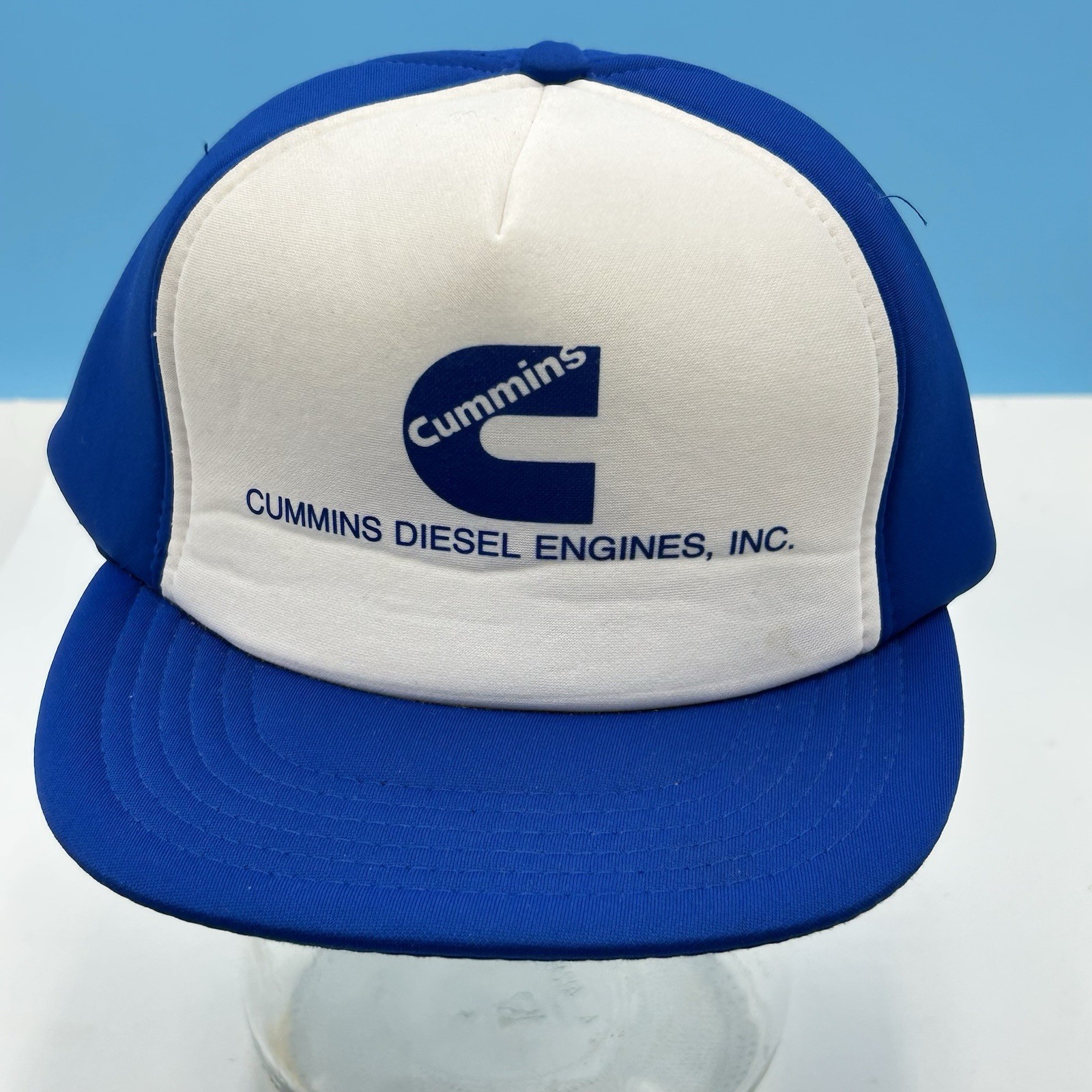 Vtg Cummins Diesel Engines Puffy Foam - Printed Truck… - Gem