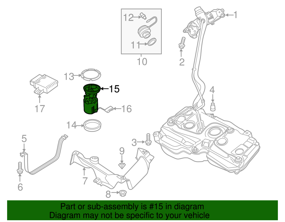 Genuine Volkswagen Fuel Pump 5QF-919-087-S | eBay