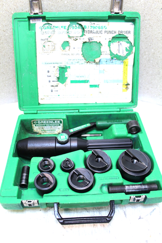 GREENLEE 7906/7806 SB Quick Draw Hydraulic Knockout Set (100% TESTED ...
