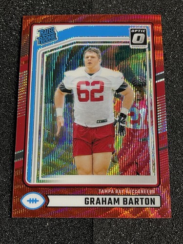 2024 Donruss Optic Preview Red Wave Rated Rookie Graham Barton #380 | eBay