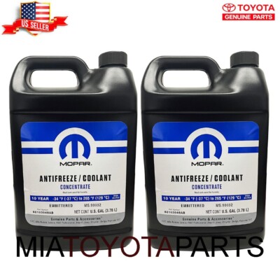 2 Gal OEM Mopar 10 Year/150,000 Mile Antifreeze Coolant Concentrate ...
