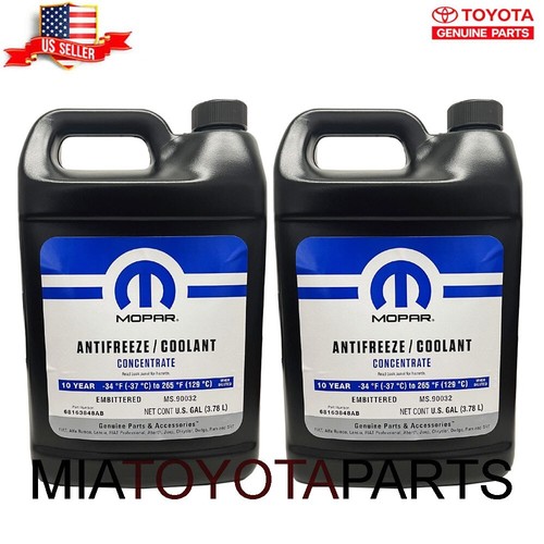 2 Gal OEM Mopar 10 Year/150,000 Mile Antifreeze Coolant Concentrate ...