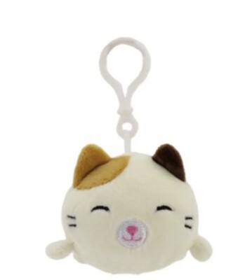 Smoochy Pals Cat Backpack Clip Keychain, Small Stuffed Animal, Soft and ...