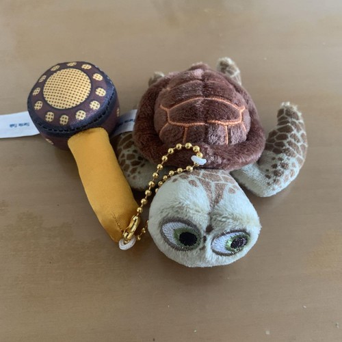 Disney Turtle Talk Crash Plush Doll Charm Holder Toy Gift | eBay