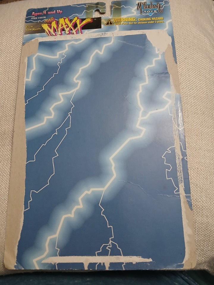 McFarlane Toys The Maxx & ShadowHawk Spawn Figure 1996 Bio File Card ...