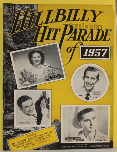 Hillbilly Hit Parade of 1957 Songbook Peer International VTG Sheet ...