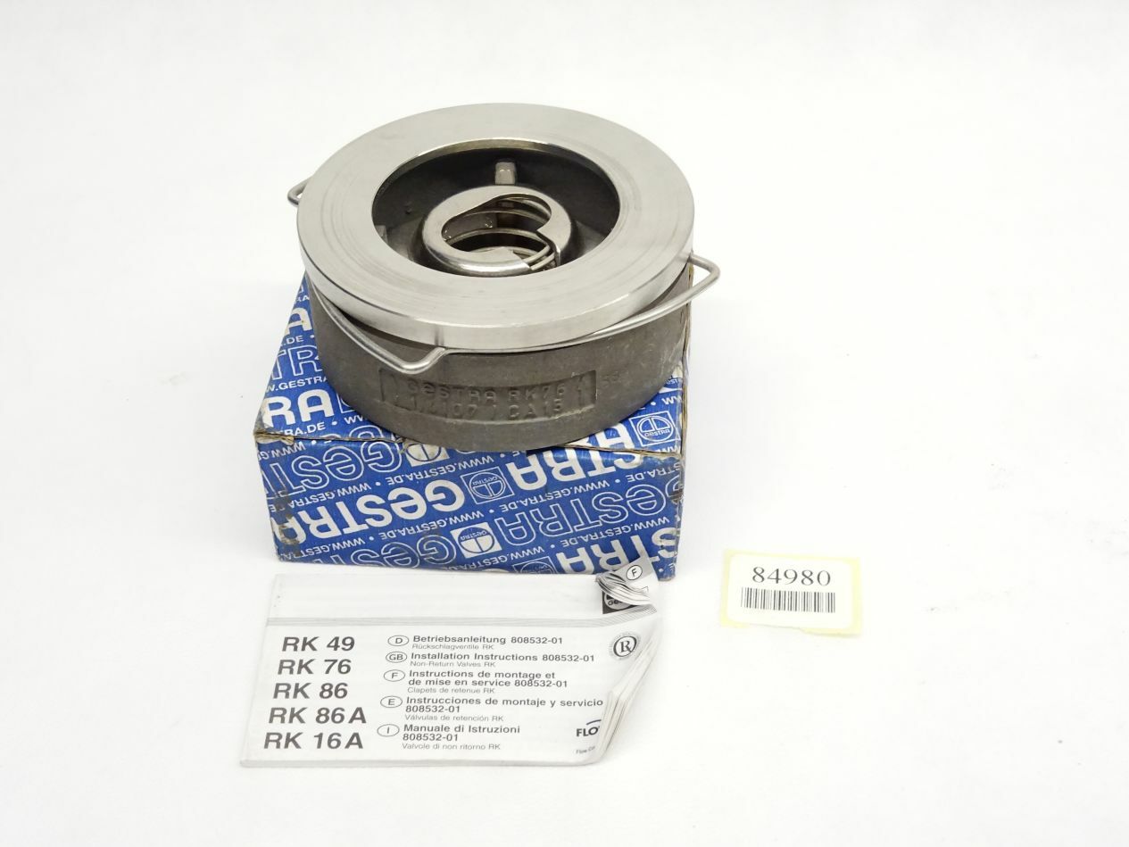 Gestra Rückschlagsventil RK76 1.4107 DN50 CL 150/300 PN 6-40 / CA15 ...