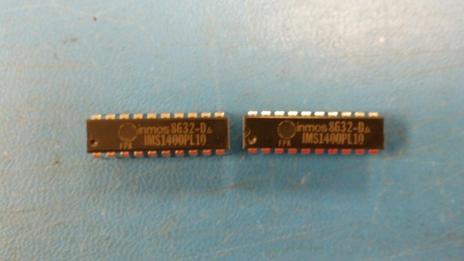 (2 PCS) IMS1400PL10 INMOS IC SRAM 16KX1 100ns MOS DIP 20PIN PLASTIC ...