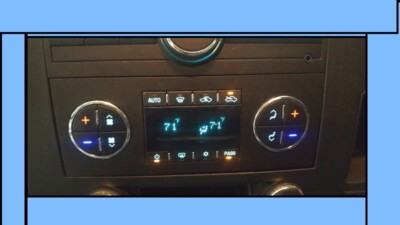 2007 08 09 2010 2011 Chevrolet Silverado 1500 AC Heater Control w/ rear ...