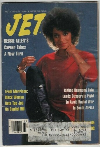 Jet Magazine Debbie Allen Desmond Tutu Trudi Morrison August 19, 1985 ...