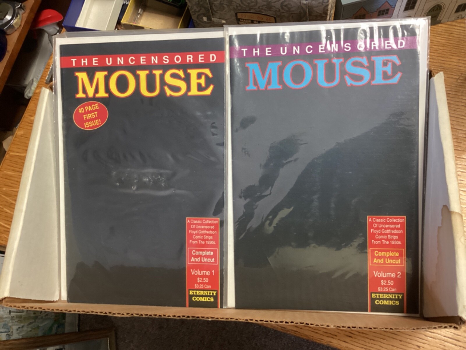 The Uncensored Mouse Floyd Gottfredson ETERNITY COMICS Vol. 1 and 2 | eBay
