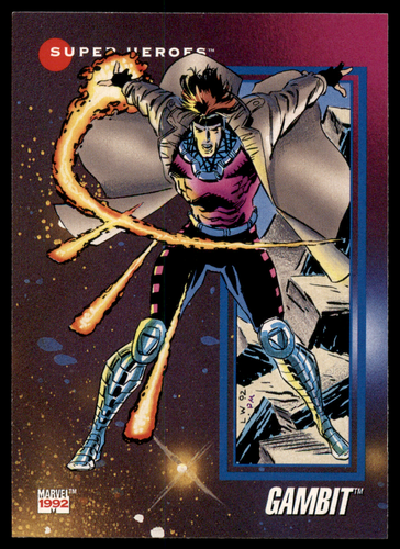 GAMBIT #4 - 1992 Marvel SUPER HEROES - Trading Card | eBay