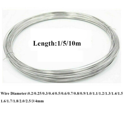 304 Stainless Steel Spring Steel Wire Diameter 0.2mm 0.3mm-4mm 1-10m ...