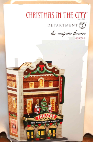 DEPT 56 THE MAJESTIC THEATRE 4050910 CHRISTMAS IN THE CITY CIC ...