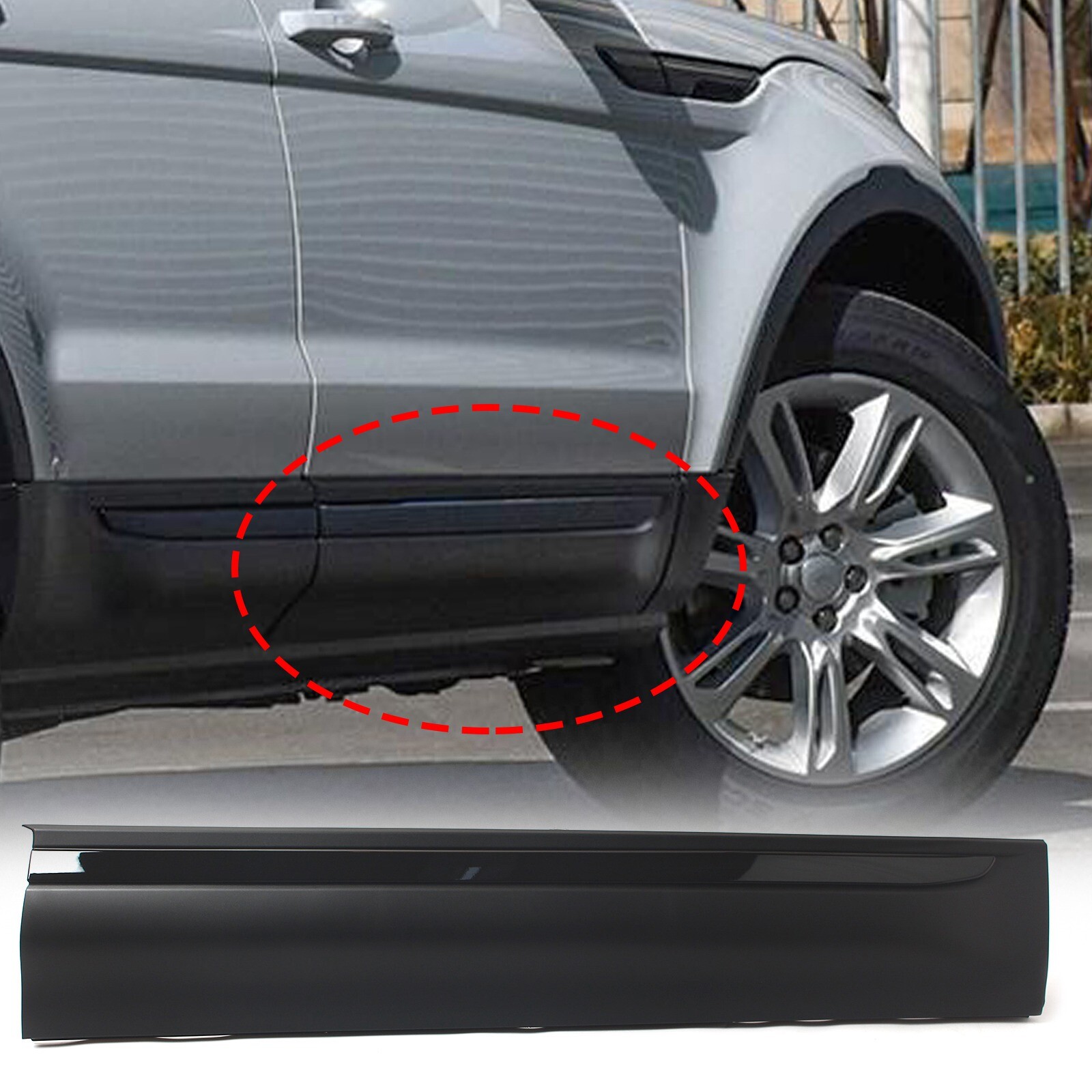 BLACK FRONT RIGH DOOR LOWER MOLDING TRIM - FOR 2012-2019 LAND RANGE ...