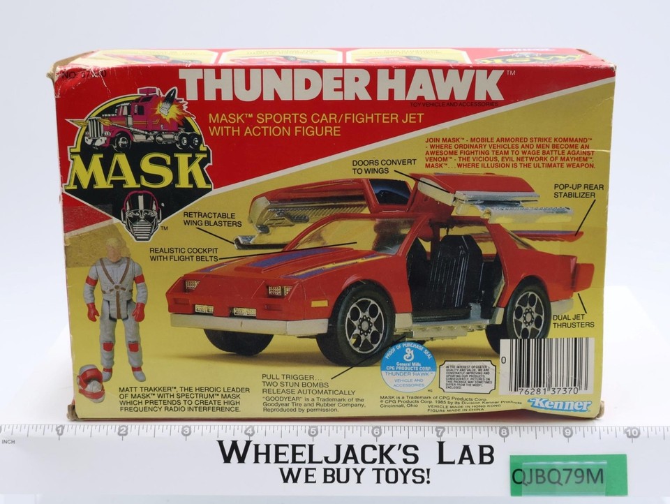 Thunderhawk Matt Trakker 100% Complete W/Box MASK 1985 Vintage Action ...