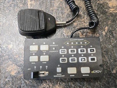 SoundOff Signal nERGY bluePRINT Control Panel w/ Mic – PSRN4CTRL4 | eBay