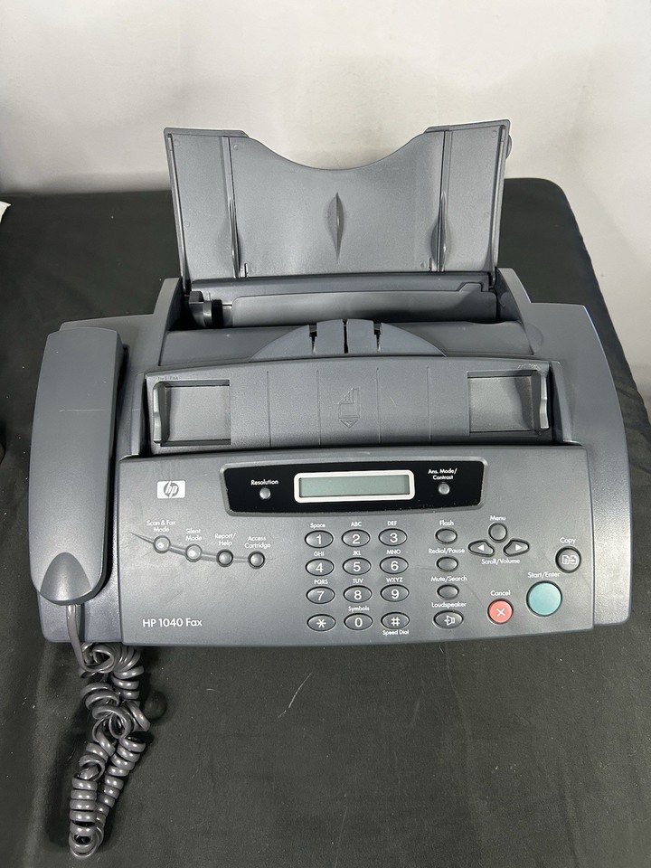 HP 1040 Inkjet Fax Machine With Built-In Telephone Scan & Print SDGOB ...