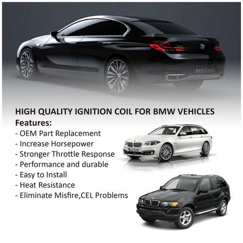 6 PACK HIGH PERFORMANCE IGNITION COILS For BMW 323i 325Ci E46 E39 X5 ...