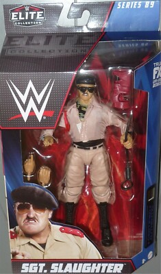 SGT. SLAUGHTER - WWE Mattel Elite Series 89 Wrestling Action Figure Toy ...