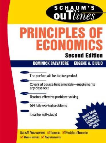 Schaums Outline of Principles of Economics (Schaums) - Paperback - GOOD ...