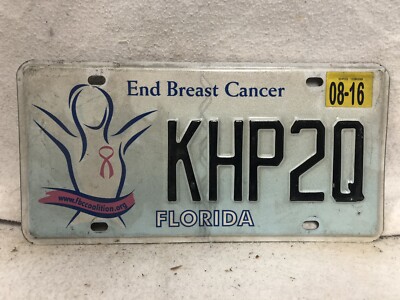 2016 Florida Breast Cancer License Plate | eBay