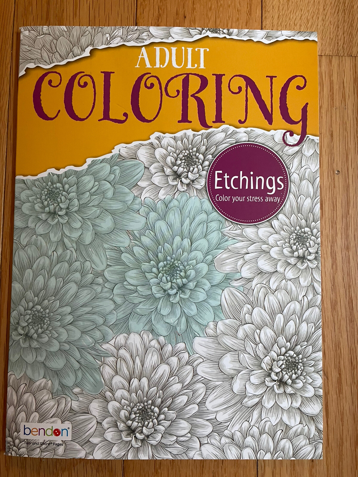 Adult Coloring - Etchings - Color Your Stress Away - Tear & Share Pages ...